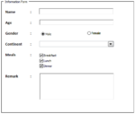 How to Create a Form in Excel (containing submit button-with example)