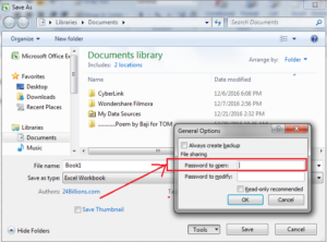 How to Lock an Excel file with a Password (very easy) TechGuruPlus.com