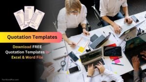 [Download] 70 Quotation Format | Quotation Templates in Excel & Word