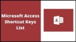 70+ Microsoft Access Shortcut Keys List Download in PDF & Excel File