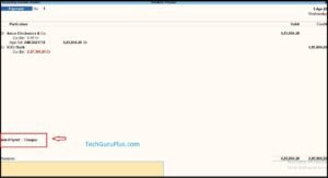 Tally Prime Add own Option In Payment & Receipt Voucher TDL Code