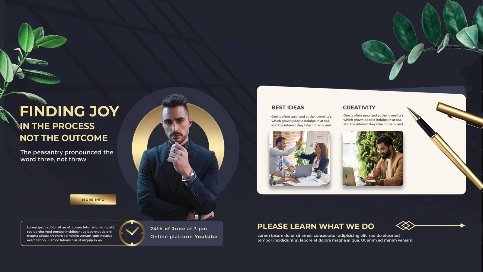 YouTube Banner Template | Business Design YouTube Channel Art