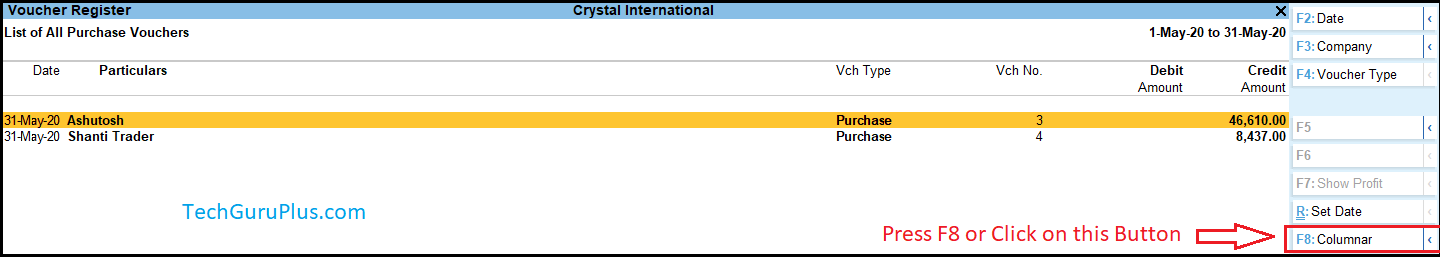 GST Details Along with Batch No. and Godown TDL Code For Tally Prime