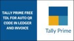 Tally Prime Free TDL for Auto QR Code in Ledger and Invoice