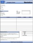 Business Quotation Format | Download Quotation Format in Excel