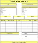 Proforma Invoice And Invoice | Download Proforma Invoice In Excel