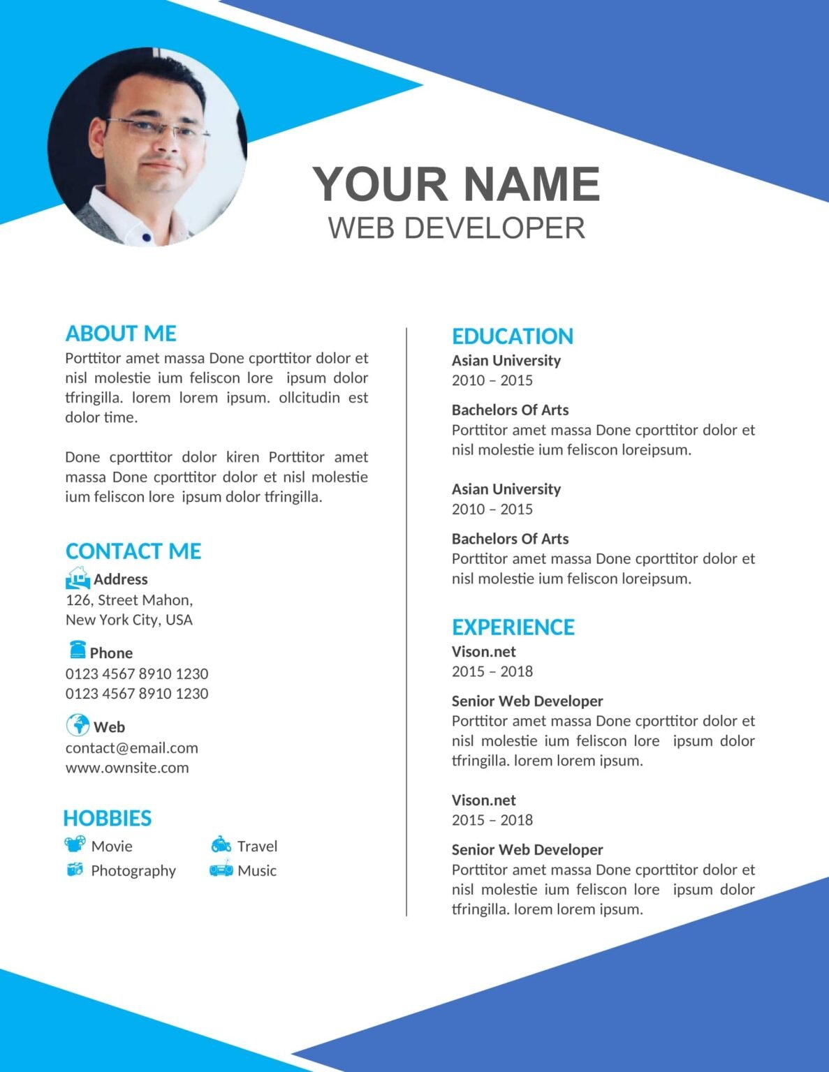 FREE Resume Templates for Jobs | Download for Word & PDF Format