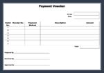 Download Payment Voucher Plain Format in Word (.docx)