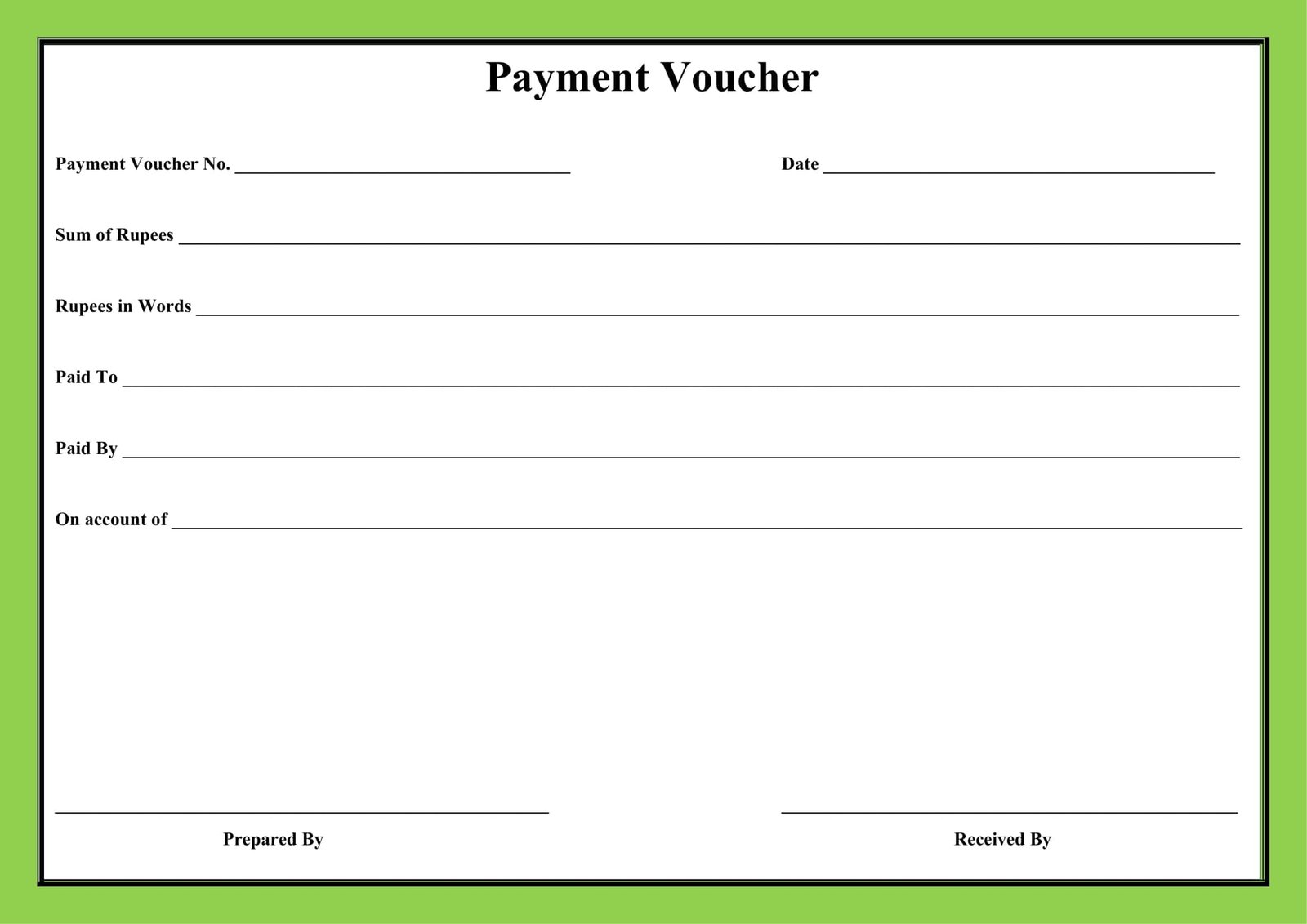 Download Payment Voucher Format In Word docx 