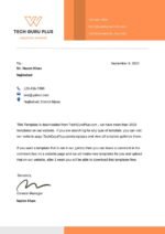 Letterhead Templates with Office Logo (Editable Word File)