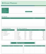 Event Planner And Timeline Template In Excel (Download.xlsx)
