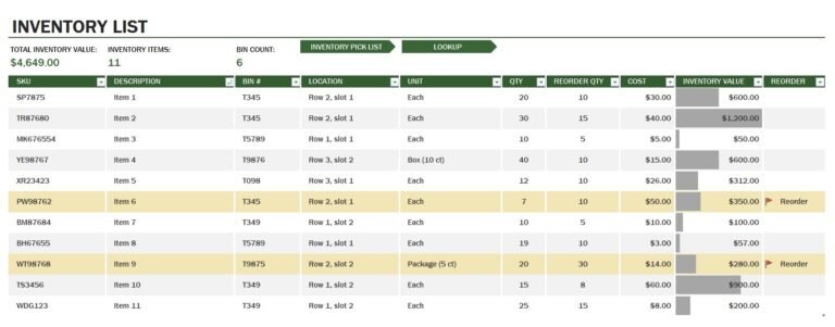 Movie List Template In Excel (Download.xlsx)