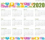 Playful Calendar For Any Year Template In Excel (Download.xlsx)