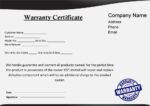 Sample Warranty Certificate Format In Word & PDF FREE