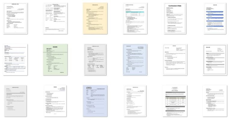 20+ Computer Operator -- Resume CV Templates in Word (.docx)