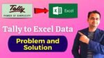 Tally to Excel Data Export Problem and Solution