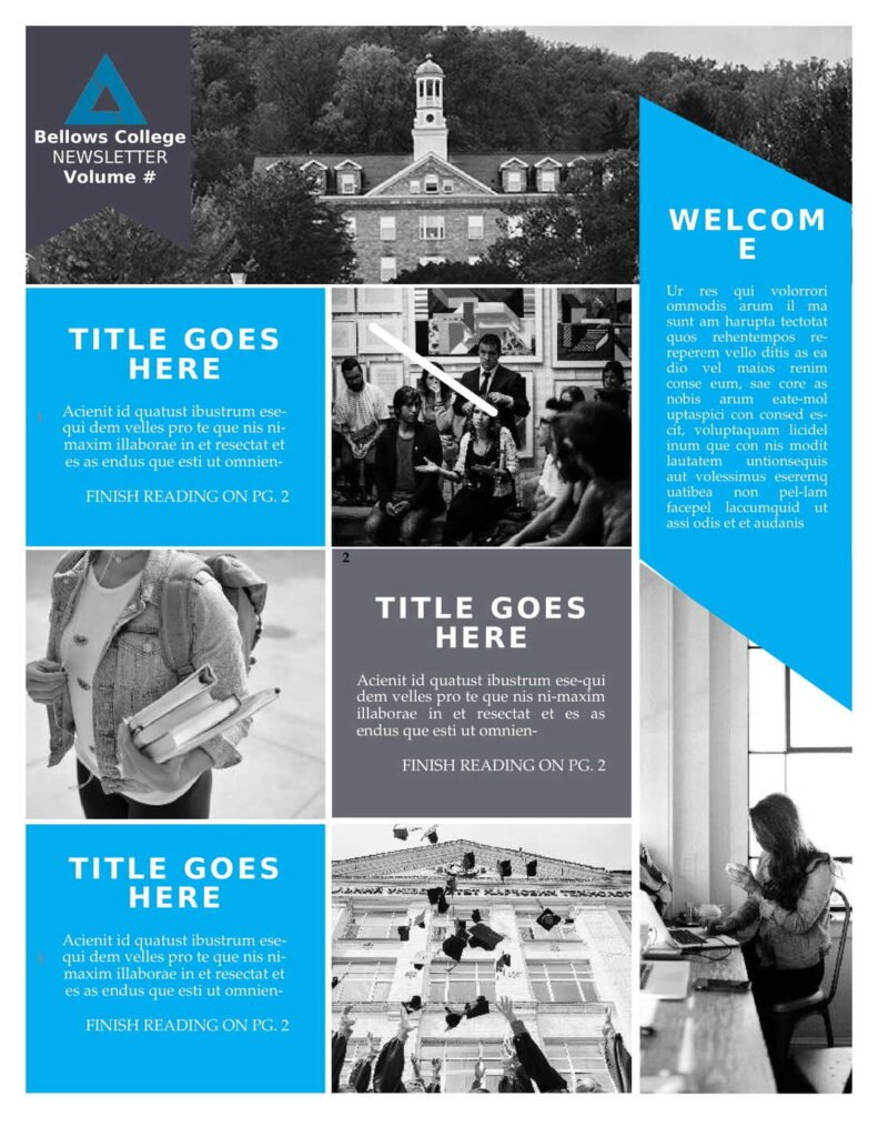 Organic shapes Template In Word (.Docx File Download)