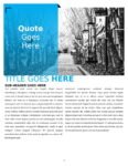 College newsletter Template in Word (.Docx File Download)