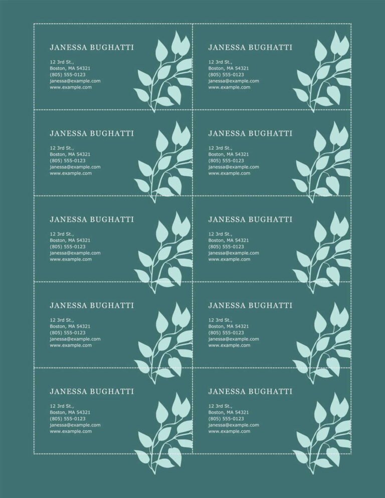 Organic shapes Template In Word (.Docx File Download)