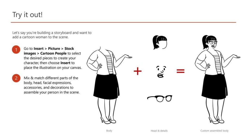 Cartoon People tutorial Presentation Powerpoint Template (.ppt File ...