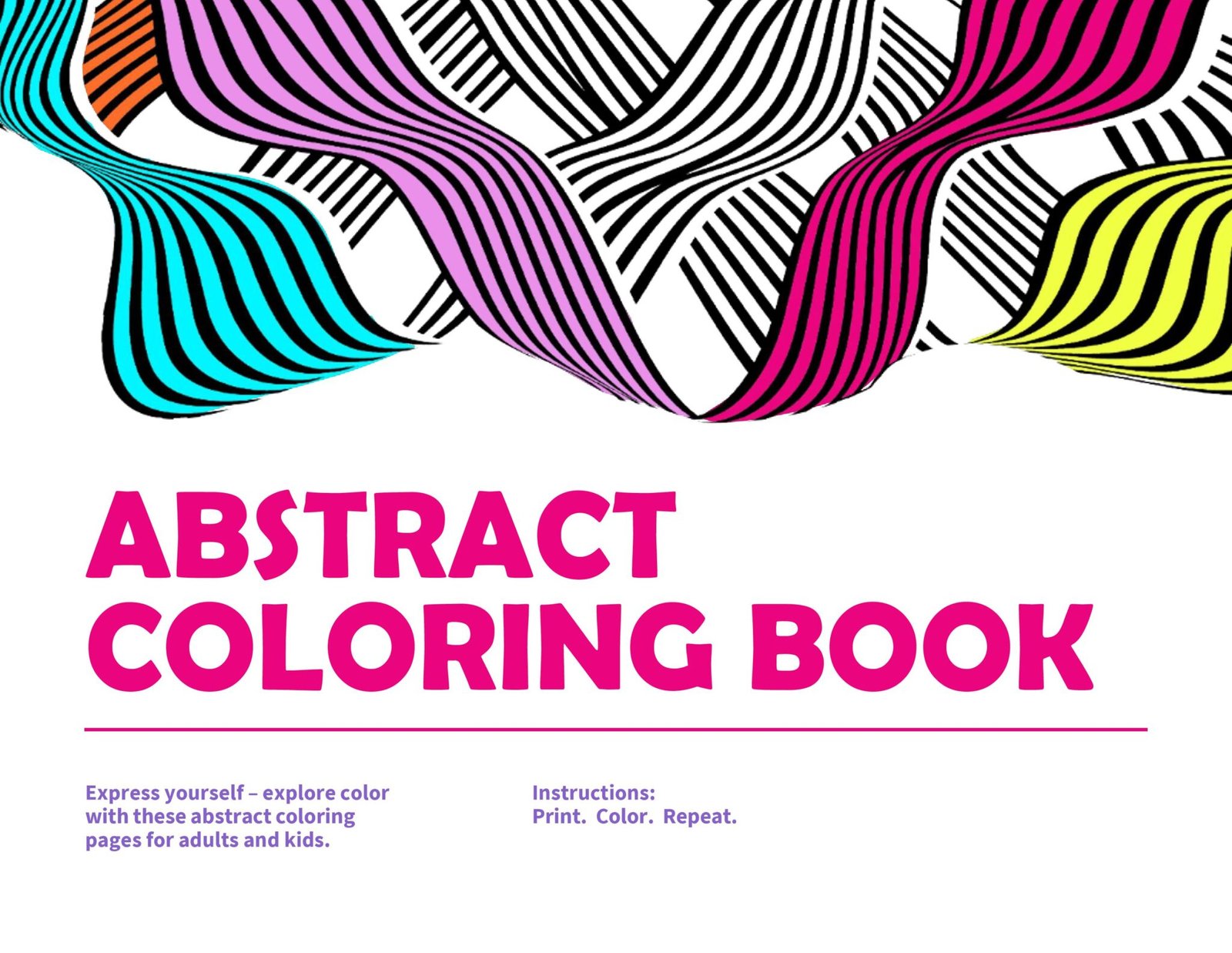 Abstract coloring book Presentation Powerpoint Template (.ppt File ...