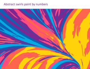 Abstracts paint by numbers Presentation Powerpoint Template (.ppt File ...