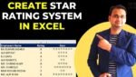 How to Create a Star Rating System in Excel ⭐⭐⭐⭐⭐ (5 Star/10 Star)