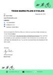 Letterhead Design Pdf for Cycle Company Free Download (.docx)
