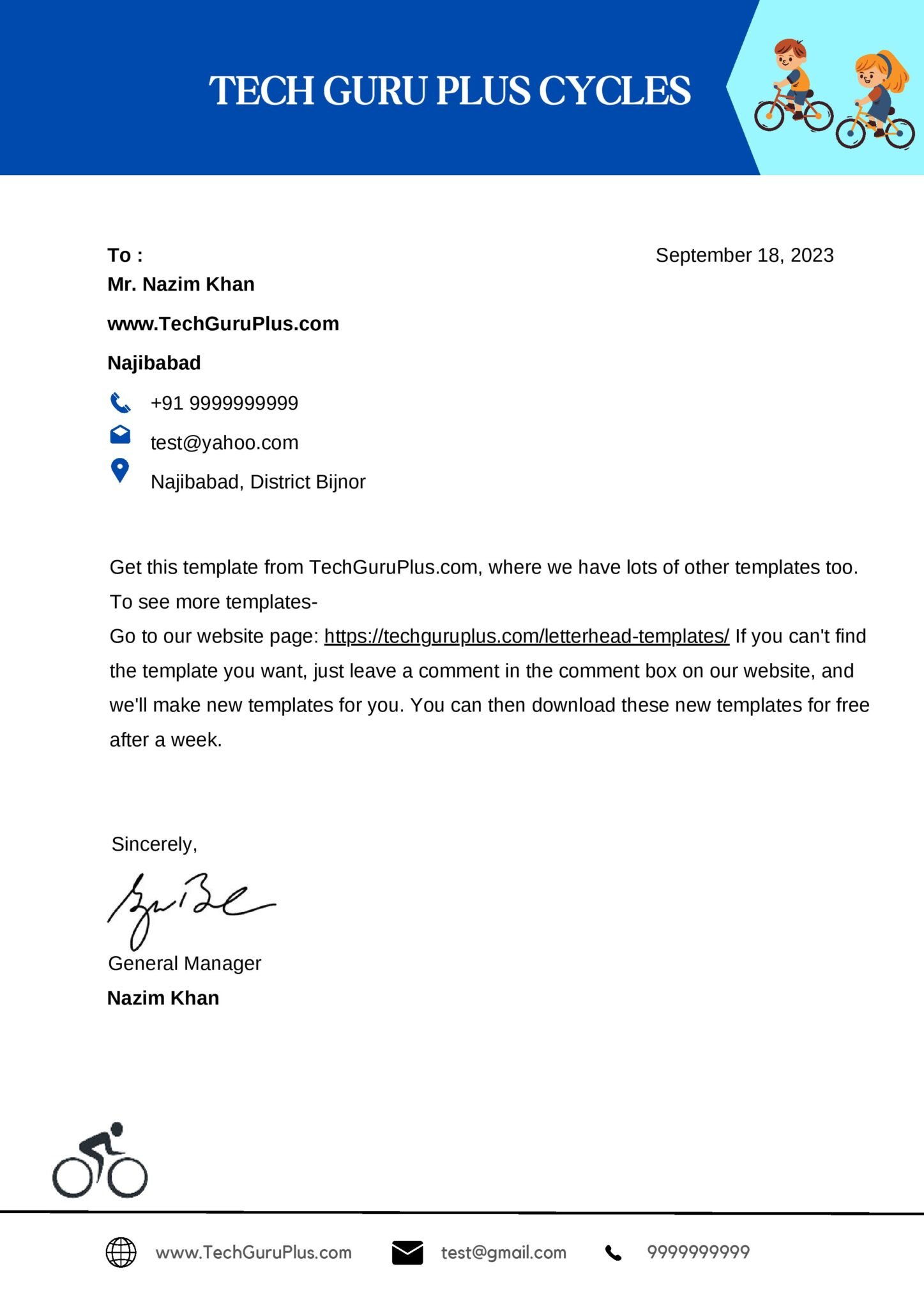 FREE 253+ Letterhead Format Design in Word & PDF (Download)