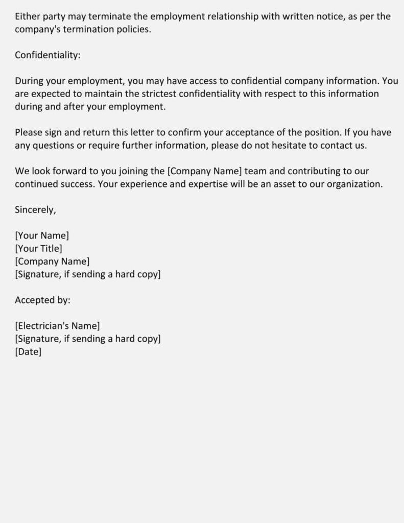 [Top-20] Appointment Letter Format Download in Word (.docx)