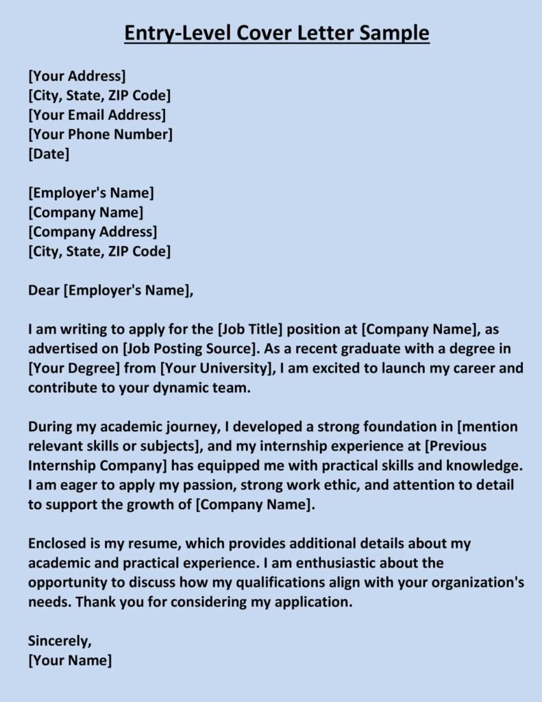 [5 Format] Cover Letter Samples for Job Application in Word Format