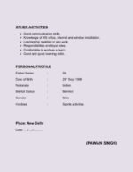 Courier Delivery Boy Resume Sample Format Download In Word