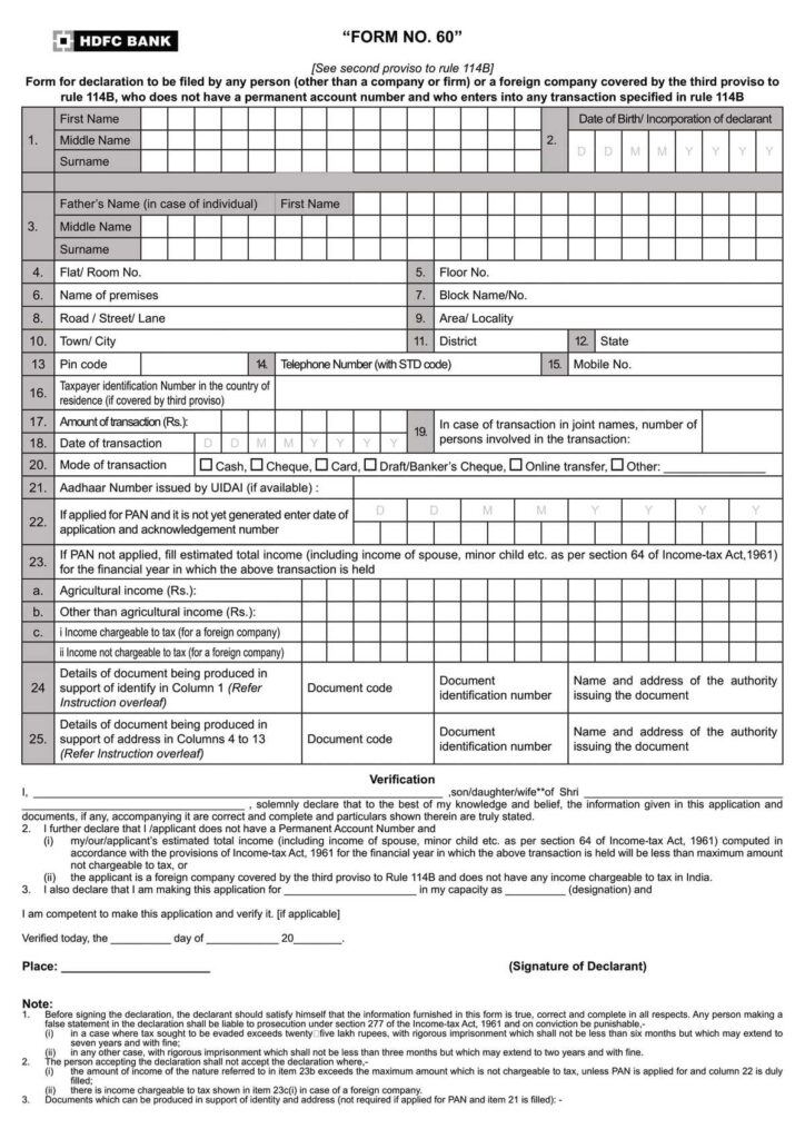 HDFC Bank Letter Of Mandate Form In PDF Download HDFC Bank Letter Of Mandate Form In PDF Download