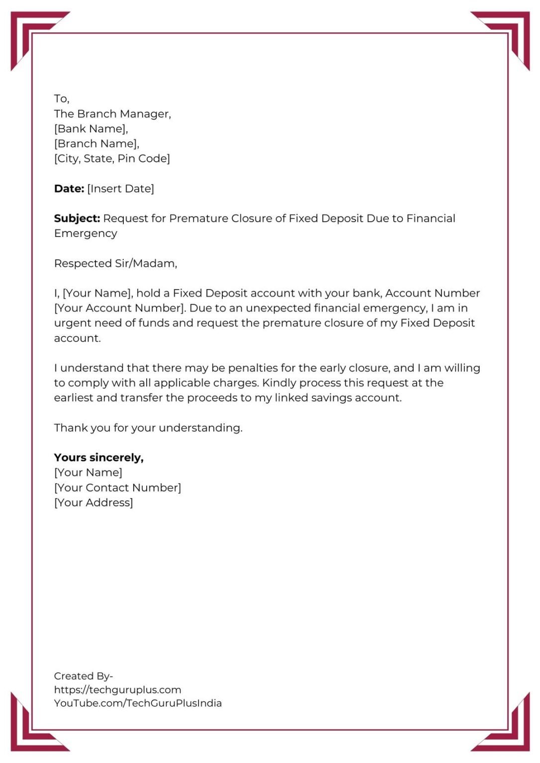 Application for Property Mutation [5 Format]