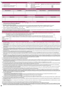 Axis Bank Commodity Power Application Form Download in PDF