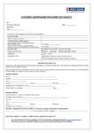 HDFC Bank Customer Undertaking Form For Sweep Out Facility Download in PDF