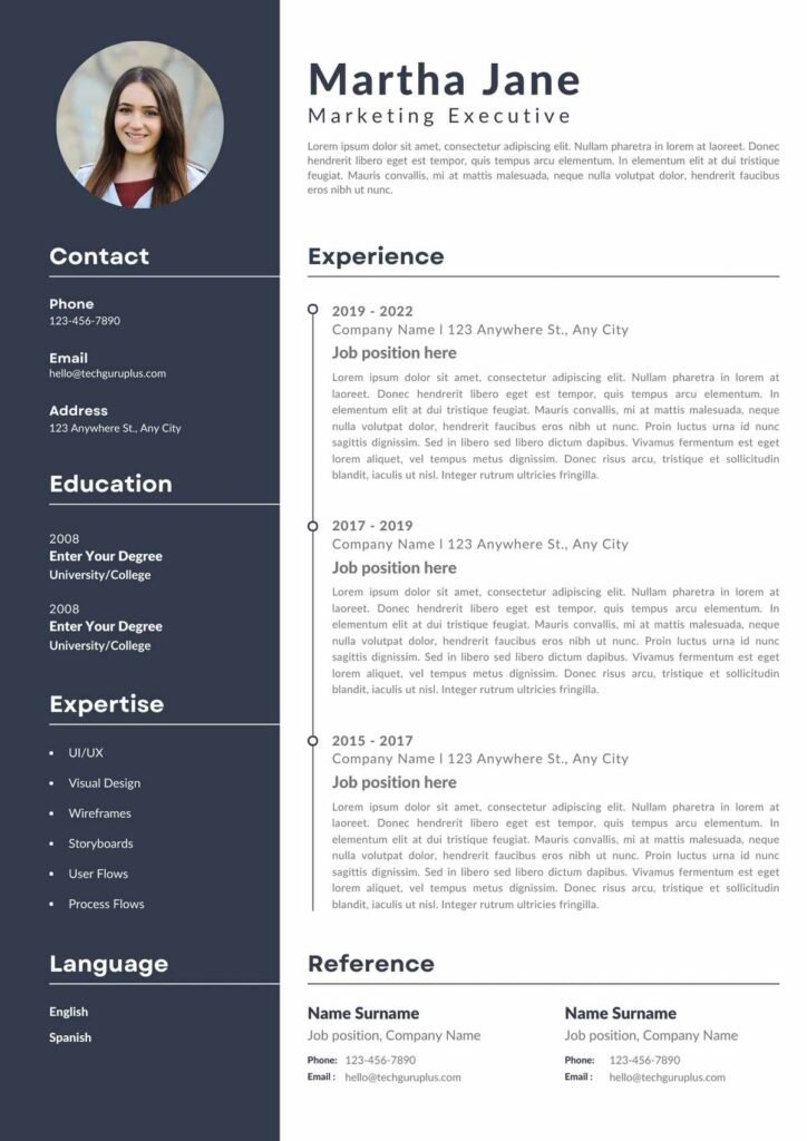 MIS Executive Resume 20 Templates Download in Word (.docx)