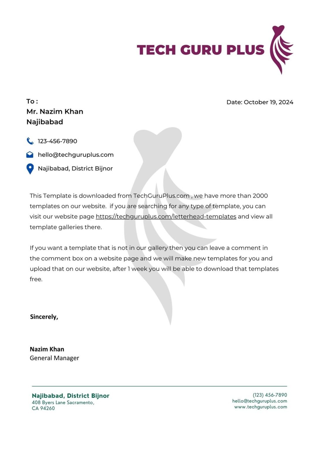 Boutique Shop Letterhead 20 Templates Download in Word (.docx)