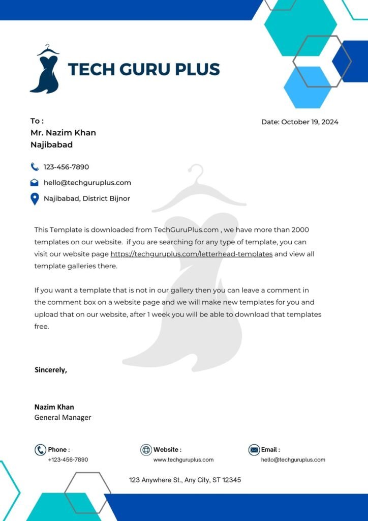 Boutique Shop Letterhead 20 Templates Download in Word (.docx)