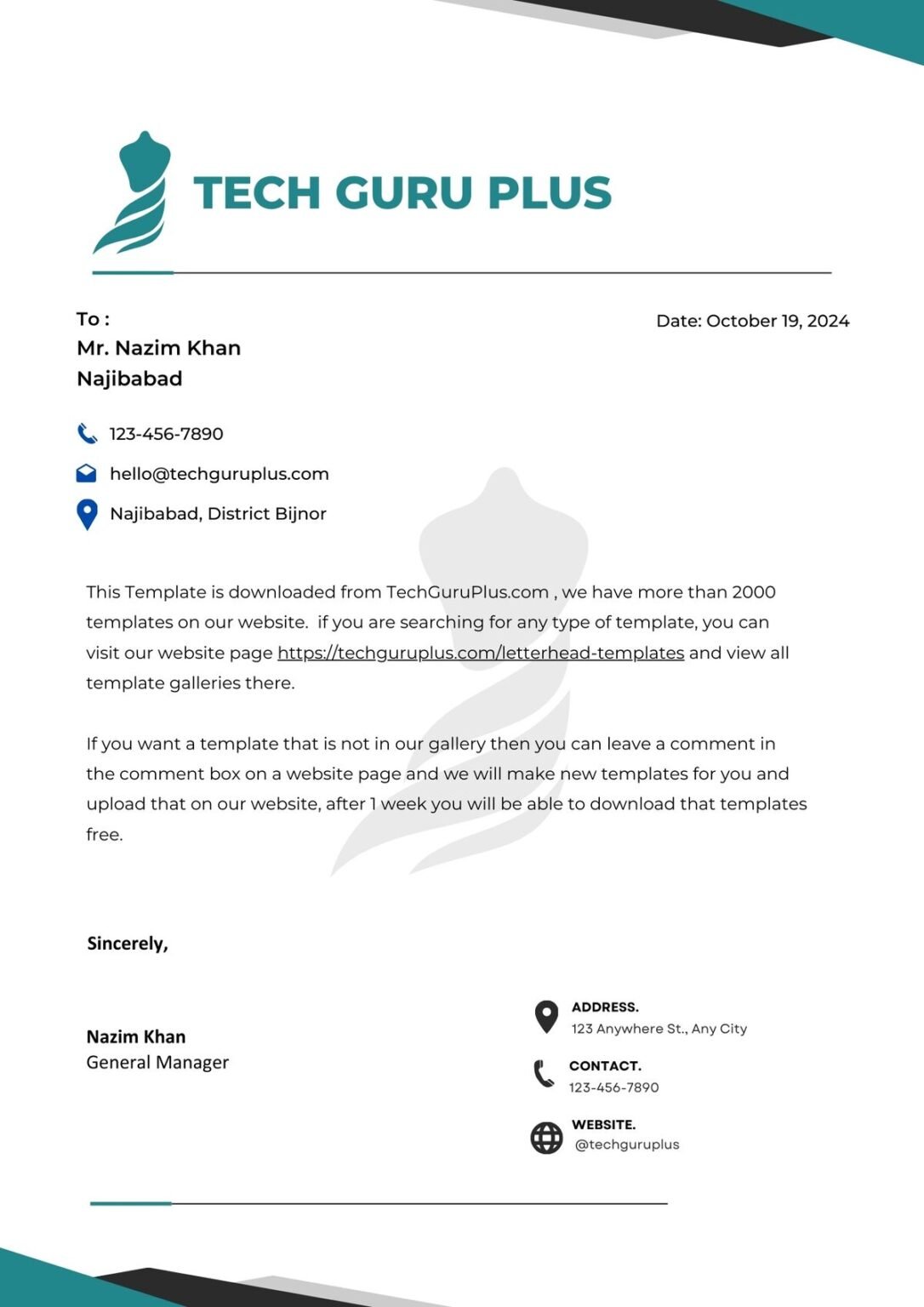 Boutique Shop Letterhead 20 Templates Download in Word (.docx)