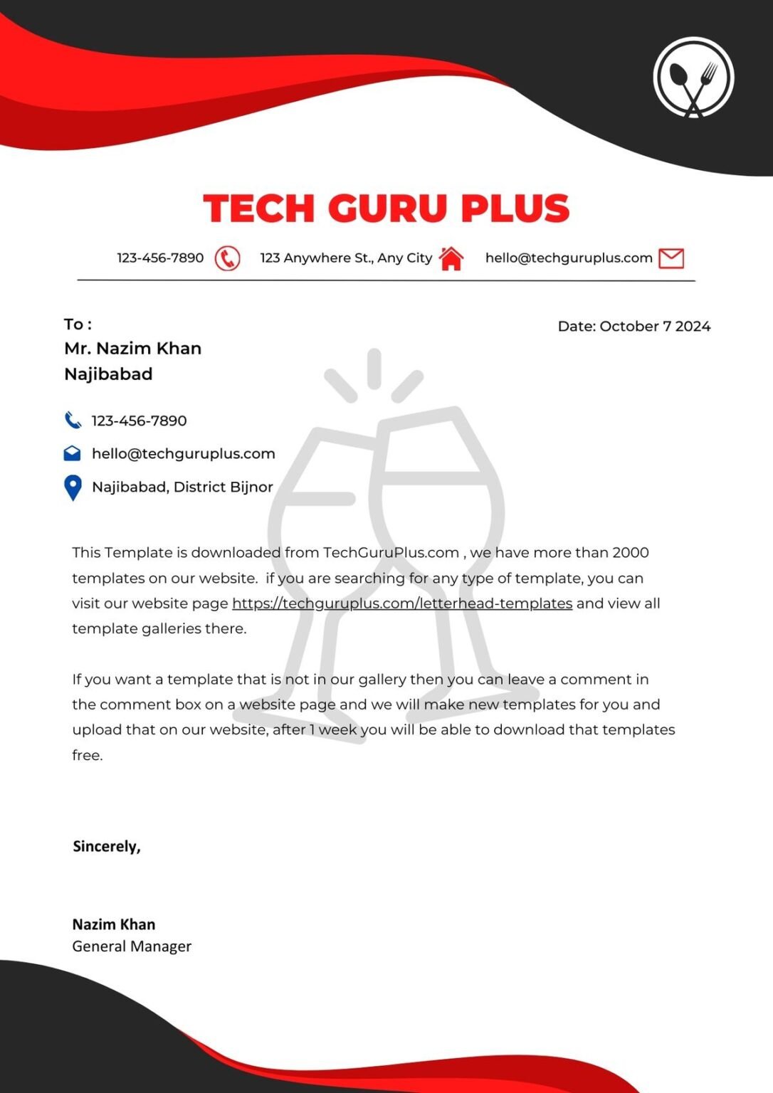 Event Planner Letterhead 20 Templates Download in Word (.docx)