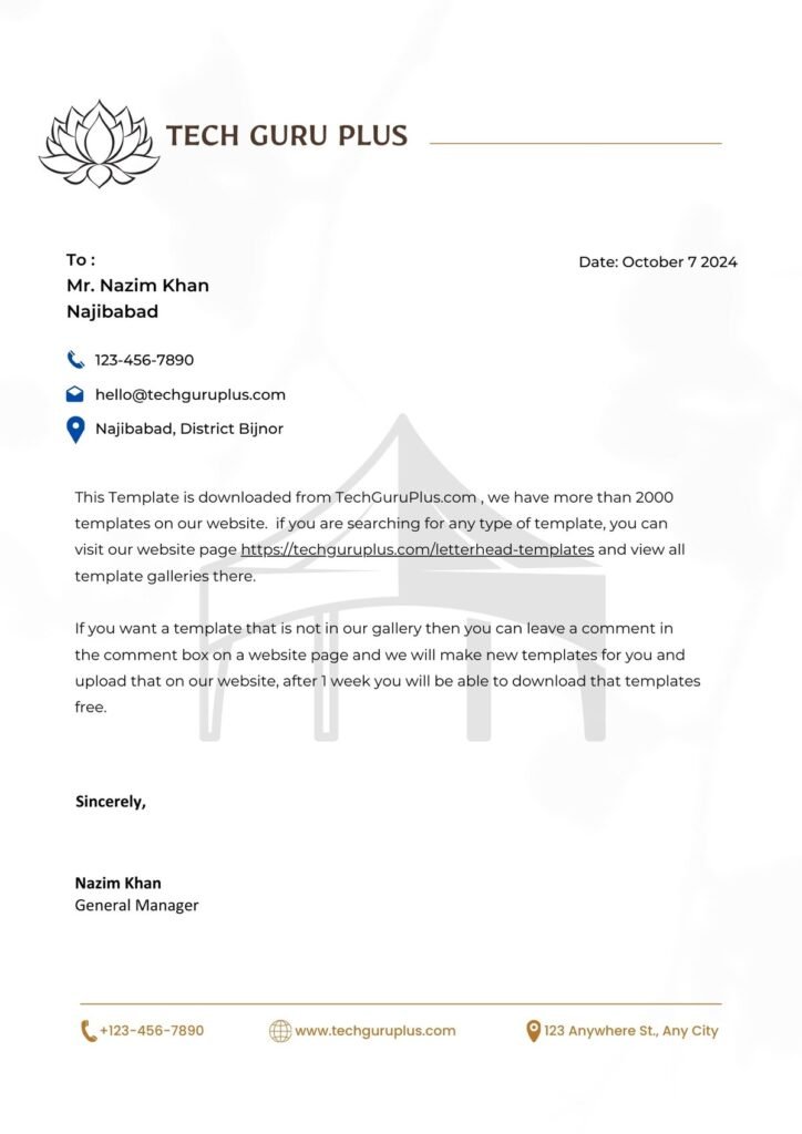 Event Planner Letterhead 20 Templates Download in Word (.docx)