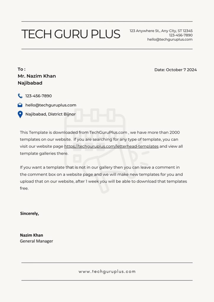 Event Planner Letterhead 20 Templates Download in Word (.docx)
