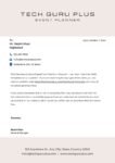 Event Planner Letterhead 20 Templates Download in Word (.docx)