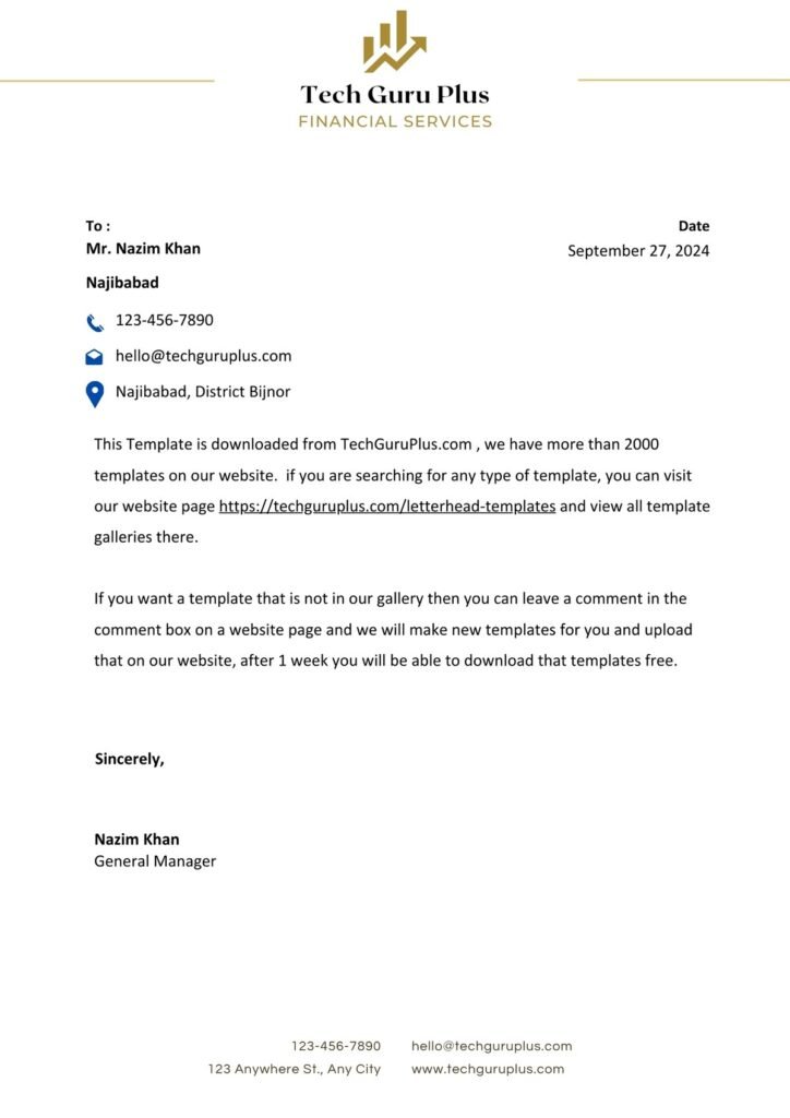 Financial Advisor Letterhead 20 Templates Download in Word (.docx)