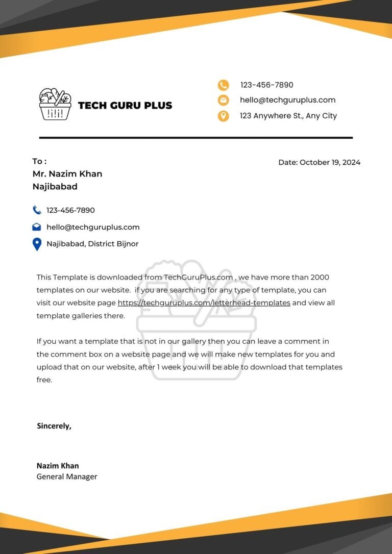 FREE 253+ Letterhead Format Design in Word & PDF (Download)