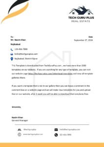 Real Estate Letterhead 20 Templates Download in Word (.docx)