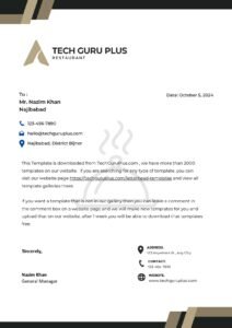 Restaurant Letterhead 20 Templates Download in Word (.docx)