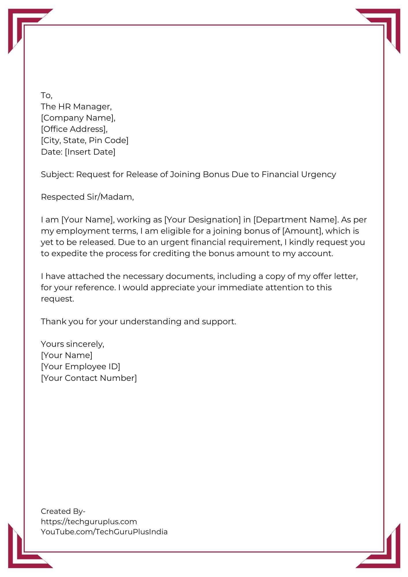 Application for Salary Advance Request [5 Format]