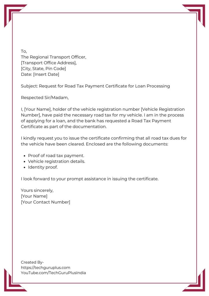 Application for Property Mutation [5 Format]